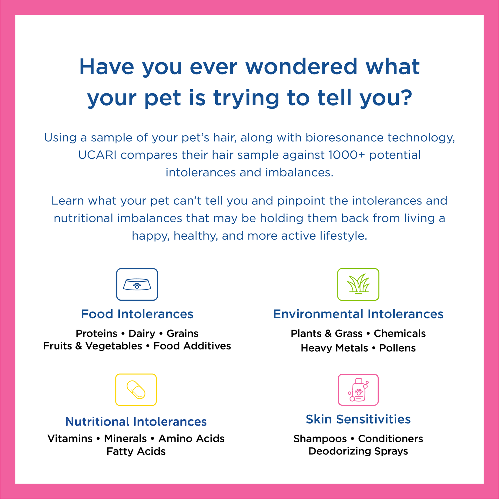 Buy At-Home Pet Intolerance Test Kit by Ucari - Trusted by Thousands ...